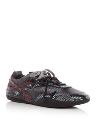 Click here for Miu Miu Womens Snake Embossed Sneakers prices
