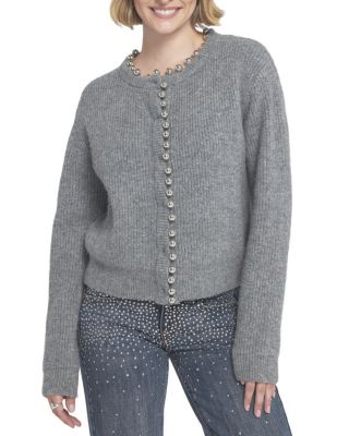 Elle Collection Beaded Cardigan