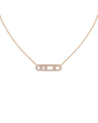 Click here for Messika Diamond Move Pave Necklace in 18K Gold  16... prices