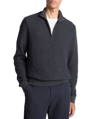 Click here for Vince Geo Jacquard Quarter Zip Sweater prices