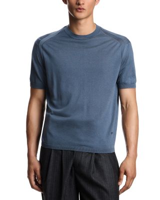 Click here for Emporio Armani Jersey Knit Short Sleeved Sweater prices