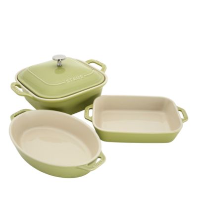 Click here for Staub Ceramics 4-pc Mixed Baking Dish Set prices
