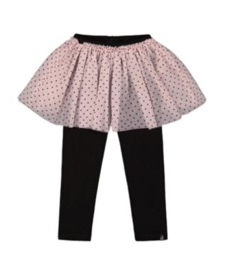 Click here for Deux par Deux Girls Leggings with Tulle Skirt - Bi... prices