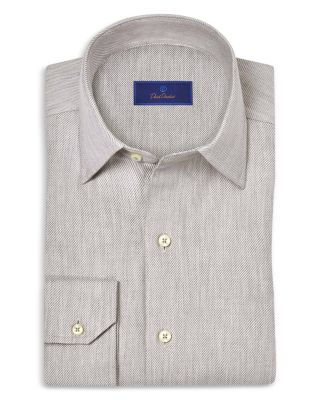 Click here for David Donahue Cashmere Blend Twill Solid Sport Shi... prices