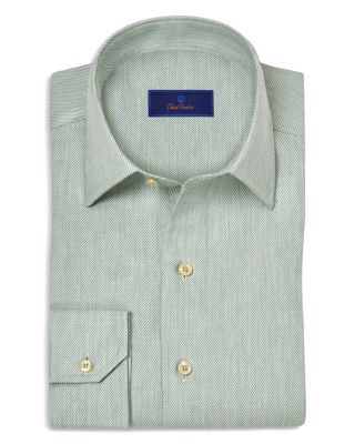 Click here for David Donahue Cashmere Blend Twill Solid Sport Shi... prices