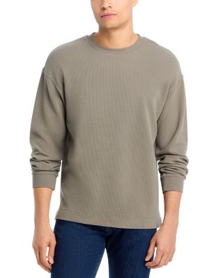 Click here for Frame Cotton Waffle Textured Long Sleeve Tee prices