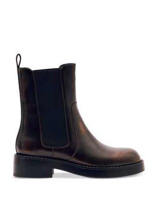 REISS Women's Phoebe Smart Casual Leather Boots | Bloomingdale's Shoes