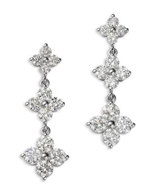 Click here for Bloomingdales Fine Collection Diamond Triple Clust... prices