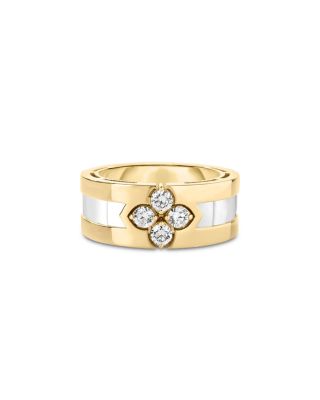 Click here for Roberto Coin Diamond Flower & Mother Of Pearl Band... prices