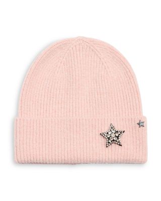 Click here for Jocelyn Crystal Star Charm Knit Beanie prices