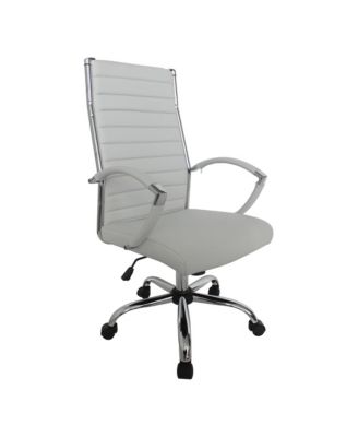 Click here for Furniture of America Tioga 43-inch Faux Leather He... prices