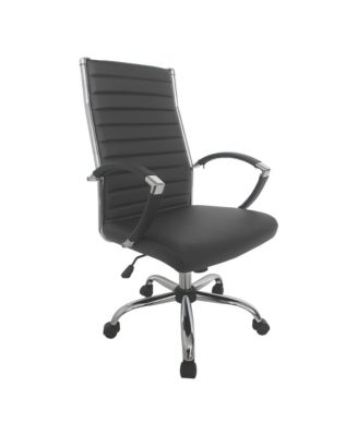 Furniture of America Tioga 43-inch Faux Leather Height Adjustable Swivel Office Chair