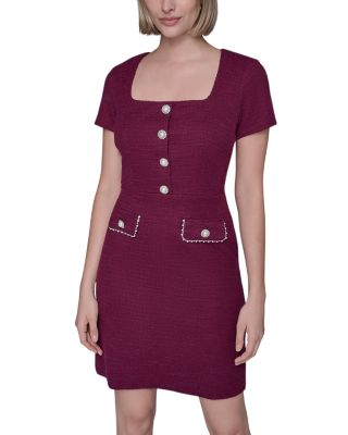 Click here for Karl Lagerfeld Paris Tweed Sheath Dress prices