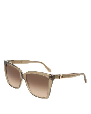 Click here for Ferragamo Solid Square Sunglasses  57mm prices