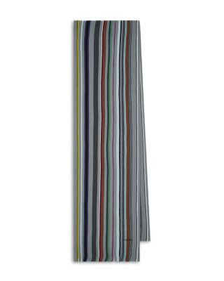 Click here for Paul Smith Ivan Striped Merino Wool Scarf prices