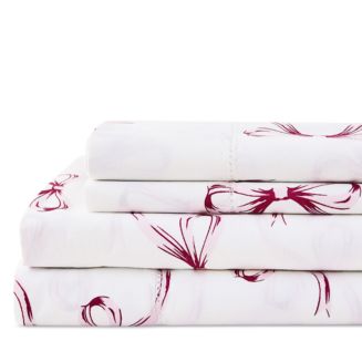 Bedford Lane Crisp Bows Percale Sheet Set | Bloomingdale's Home