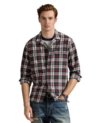 Click here for Polo Ralph Lauren Classic Fit Plaid Oxford Camp Sh... prices