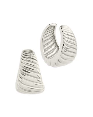 Click here for Sterling Forever Beth Twisted Ear Cuffs prices