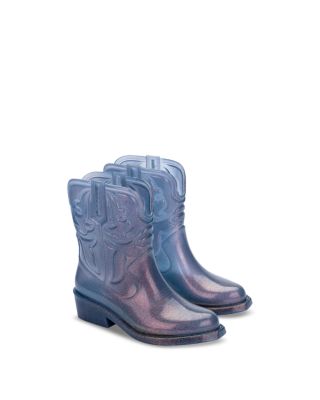 Click here for Mini Melissa Girls Texas Jelly Cowboy Boots - Litt... prices