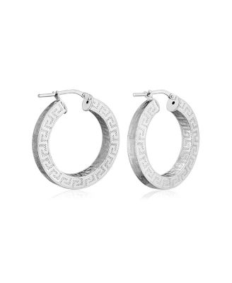 Click here for Oradina Sterling Silver Olympia Hoops prices