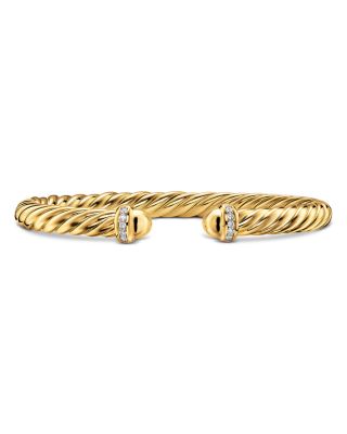 Click here for David Yurman Cablespira Flex Bracelet in 18K Yello... prices