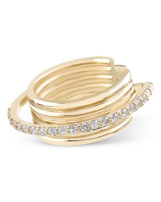 Click here for Lana Jewelry Diamond Pave Textured Ear Cuff in 14K... prices