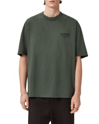 Click here for Allsaints Oversized Xander Logo Tee prices
