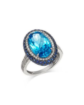 Click here for Bloomingdales Fine Collection Swiss Blue Topaz  Bl... prices