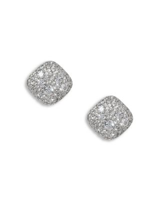 Click here for Nadri Crushed Pave Cushion Stud Earrings prices