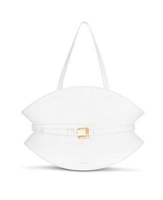 Balmain Medium Shuffle Bag in Calfskin Leather | Bloomingdale's