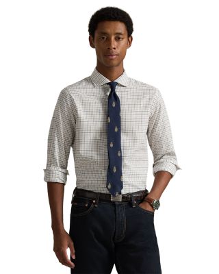 Click here for Polo Ralph Lauren Classic Fit Tattersall Twill Shi... prices