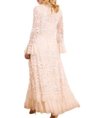Click here for Needle & Thread Celia Long Sleeve Ankle Gown prices
