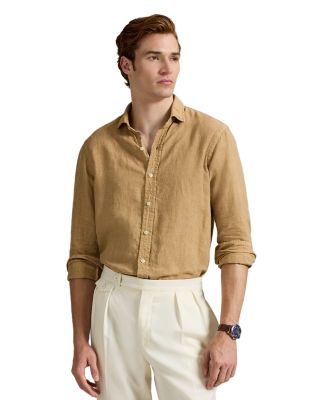 Click here for Polo Ralph Lauren Classic Fit Slub Linen Shirt prices