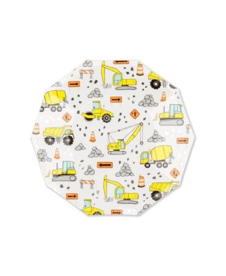 Jollity & Co. Under Construction Small Paper Plates, Set of 8 ...