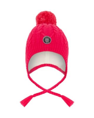 Click here for Deux par Deux Girls Lined Winter Hat with Pompom -... prices