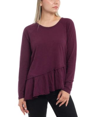 Click here for Wilt Clothing Raglan Asymmetric Peplum Hem Tee prices