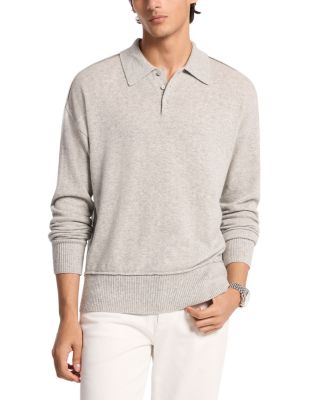Click here for Michael Kors Reverse Linked Wedge Polo Sweater prices