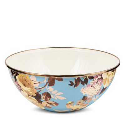 Click here for MacKenzie-Childs Wild Rose Slate Large Everyday Bo... prices