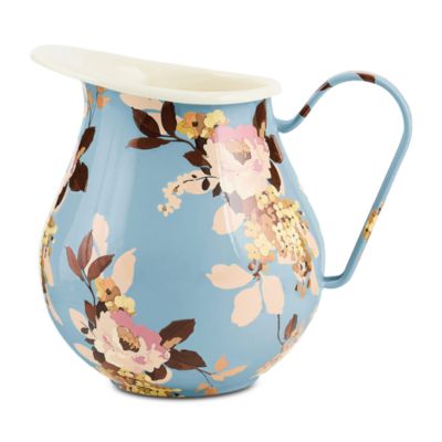 Click here for MacKenzie-Childs Wild Rose Slate Pitcher prices