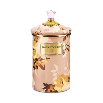 Click here for MacKenzie-Childs Wild Rose Mauve Large Canister prices