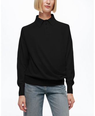 Click here for Nocturne Relaxed Polo Knit Sweater prices