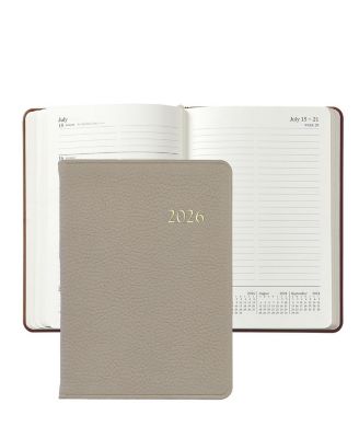 Click here for Graphic Image 2026 Pebble Leather Weekly Notebook prices