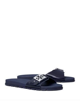 Click here for Tory Burch Womens Slip On Buckled Slide Sandals prices
