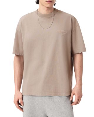 Click here for Allsaints Oversized Xander Logo Tee prices