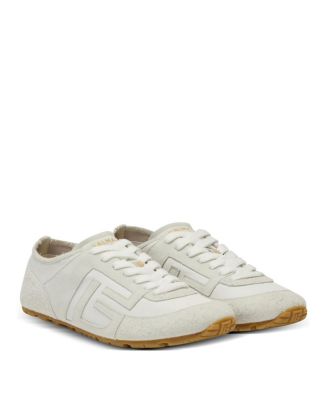 Click here for Balmain Mens Racer 45 Trainers in Lambskin and Sue... prices