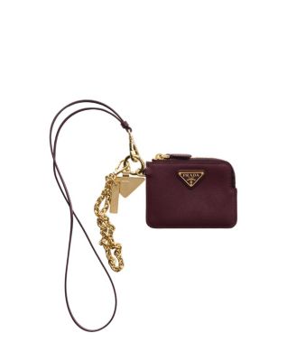 Click here for Prada Saffiano Leather Card Holder with Shoulder S... prices
