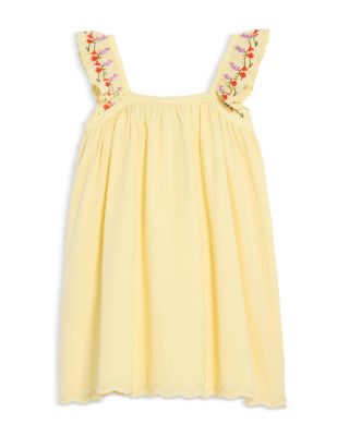 Click here for Aqua x Lisa Says Gah! Girls Embroidered Strap Dres... prices