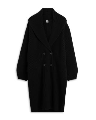 Click here for Toteme Long Shawl Lapel Cardigan Sweater prices