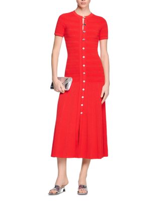 Click here for Sandro Knit Maxi Dress prices