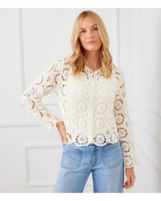 Click here for Karen Kane Crocheted Soft Jacket prices
